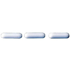 SP Bel-Art Spinbar Teflon Micro (Flea) Magnetic Stirring Bar; 2 x 2mm, White (F37119-0002)