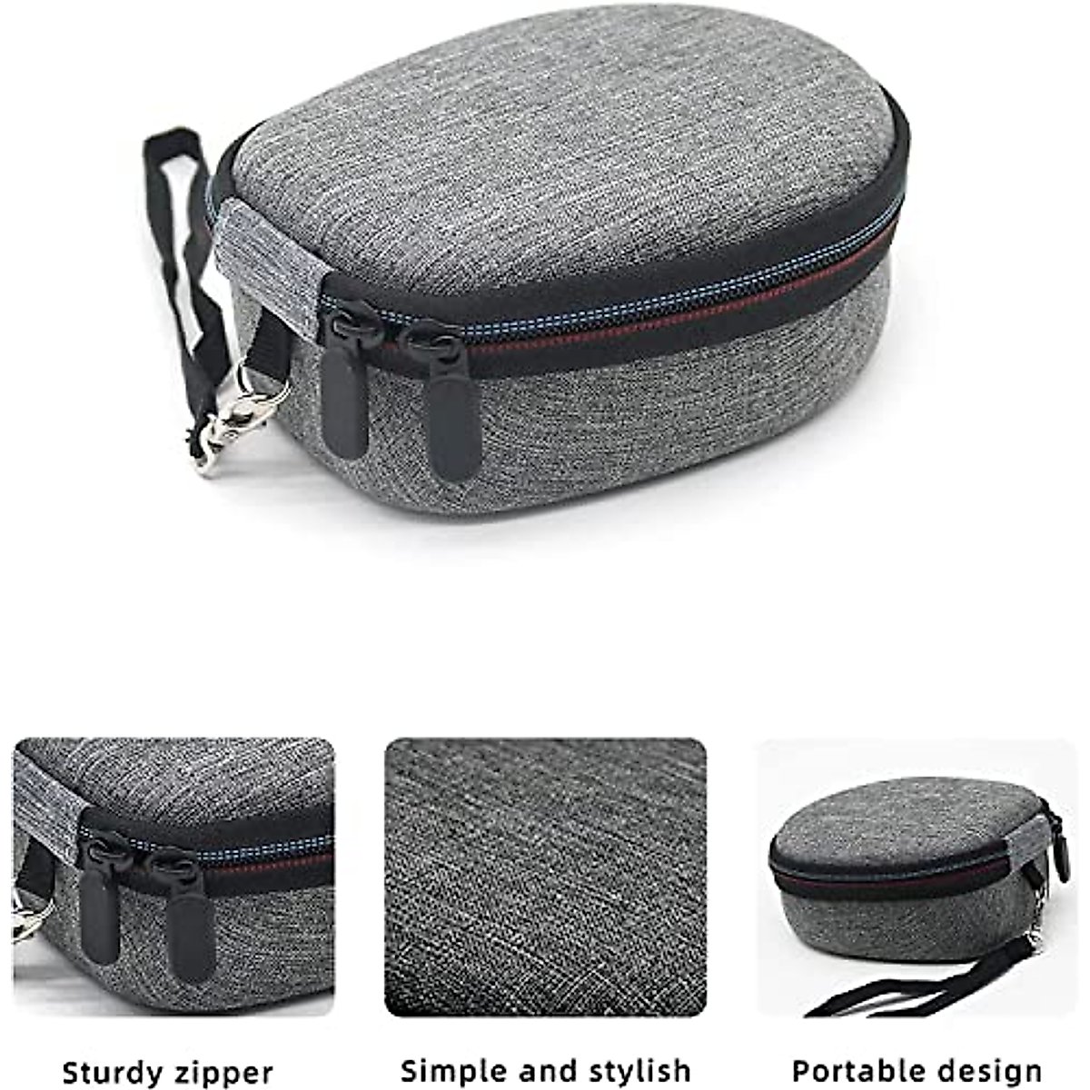 Hard Case for Shokz OpenRun Pro/OpenMove/OpenSwim, Headphone Case Work with AfterShokz Aeropex/Trekz Air/Titanium Mini/Trekz Titanium/Xtrainerz/OpenComm/OpenMove Bone Conduction Headphones (Box Only)