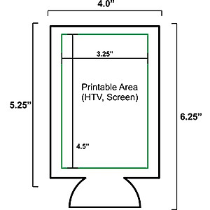 Blank Neoprene 16 oz. Can Coolie (2 Pack, Black)