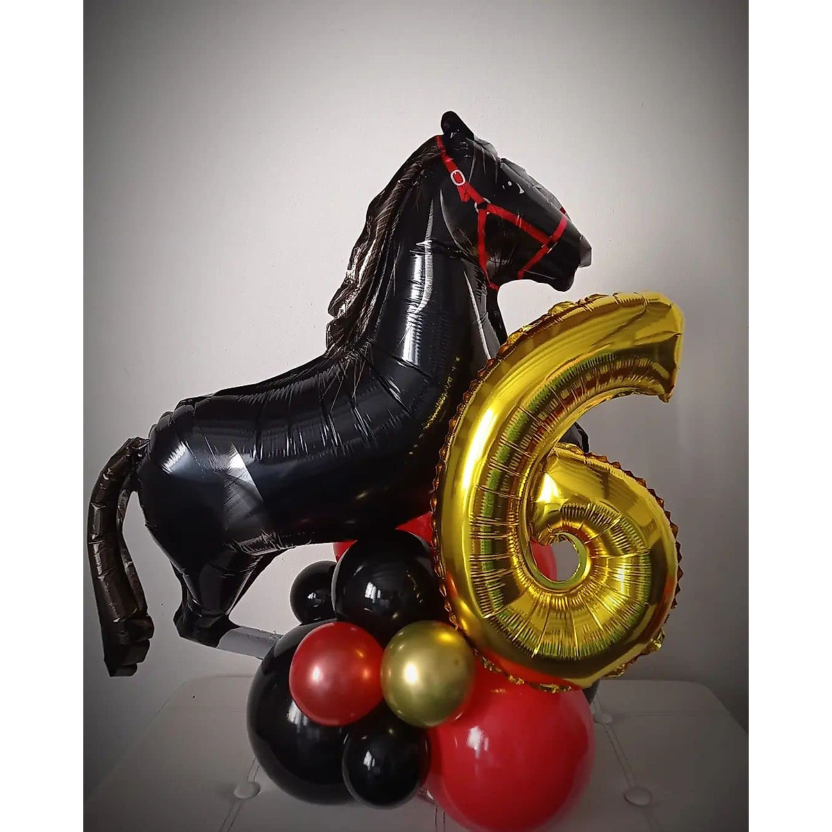 4 Pack Giant Horse Balloons Horse Themed Balloons gallant horse balloons for Horse Party Themed Birthday Party Decorations Supplies
