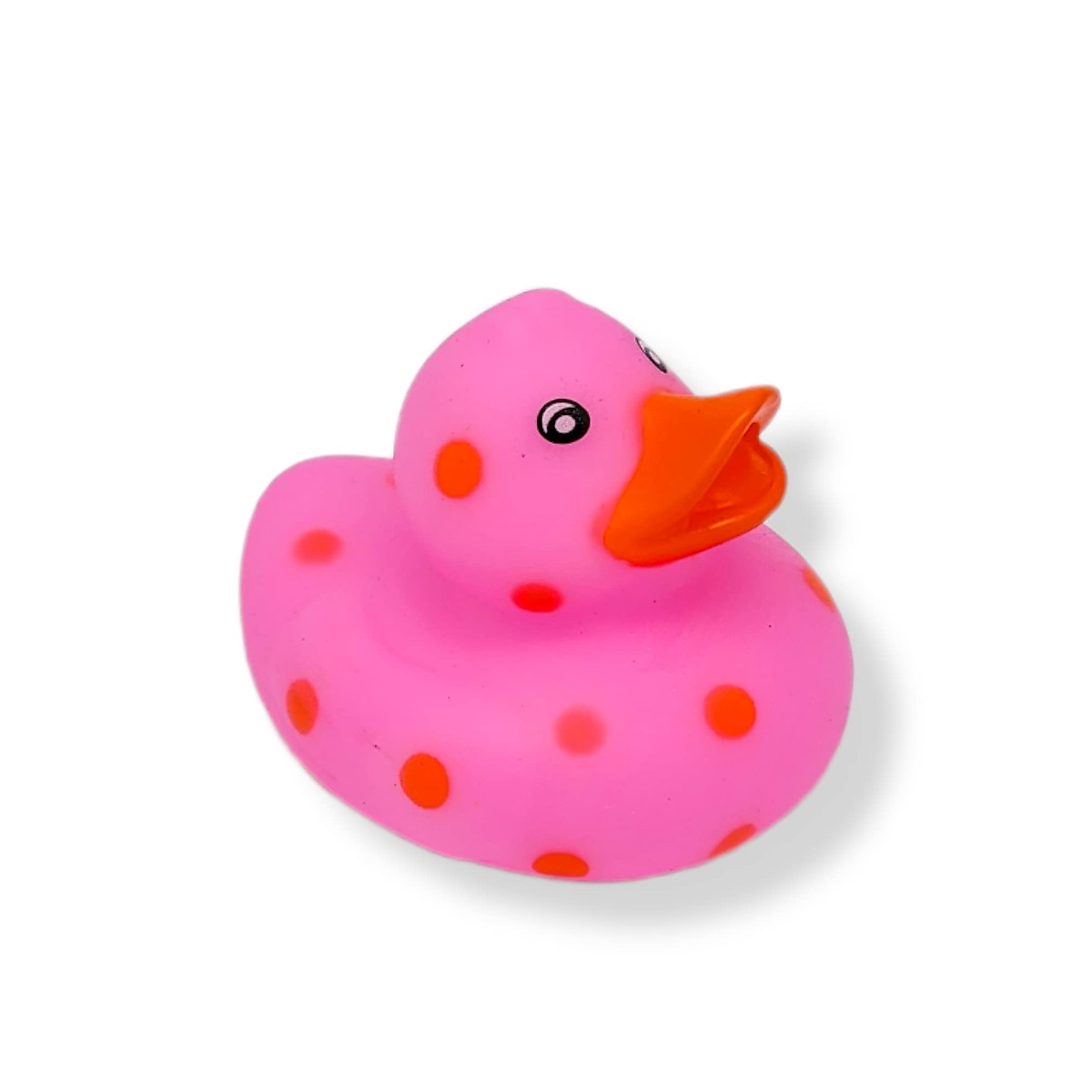 Cool Rubber Ducks (2") Standard Size. (12 Pack) Cute Duck Bath Tub Pool Toys. (Multi-Color Pattern Rubber Squicky Duckies)