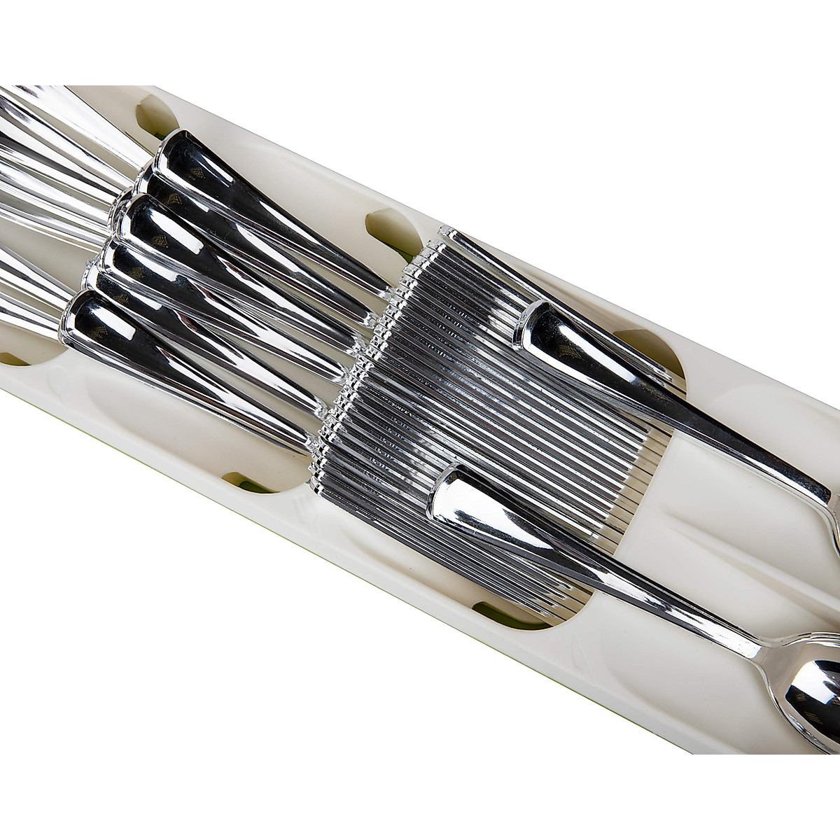 Mind Reader Utensil Storage, Set of 2, White