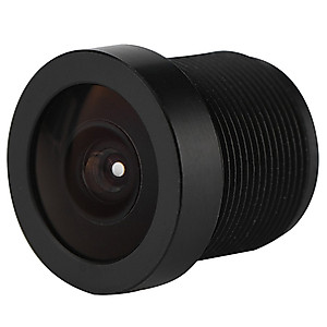 2.1mm Camera Lens, 150° Wide Angle HD IP Camera CCTV Lens for 1/3'' & 1/4'' CCD Chips Support Night Vision, 24-Hour for Security Surveillance Default