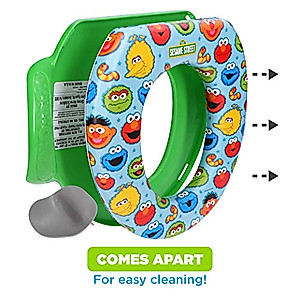 Sesame Street"Best Friends" Soft Potty Seat 1 Count (Pack of 1)