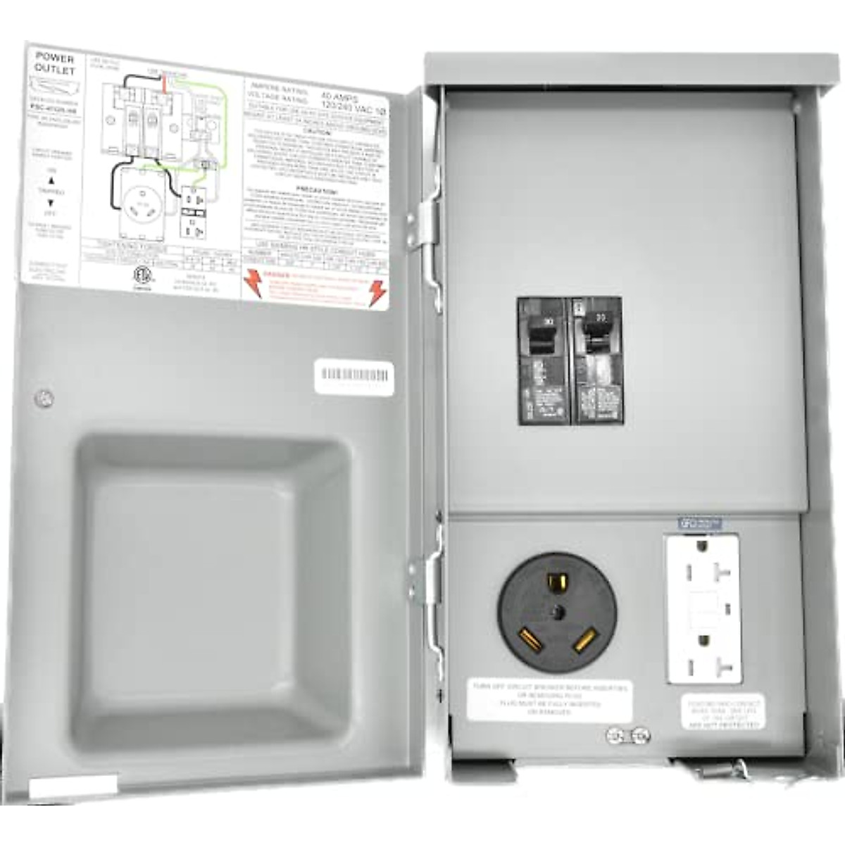 CESMPSC41GRHR - Outdoor Power Outlet, 120V, 30A