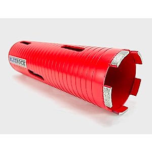 Dry Type 3" Inch Diamond Coring Bit - Concrete Asphalt Brick Rock Core Drill Bit by BLUEROCK Tools