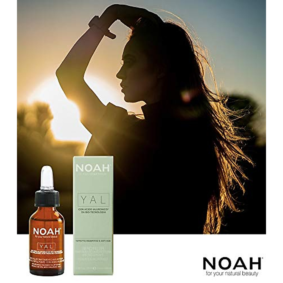 NOAH Yal Filler Hyaluronic Acid Serum - Repair, Anti Frizz, Soft, Smooth, Fine, Anti- Hair Loss, Damaged Hair Growth - Travel, 20 ml