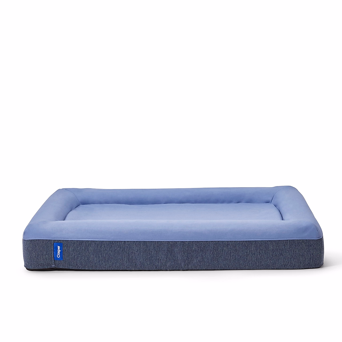 Casper Dog Bed, Plush Memory Foam, Medium, Blue