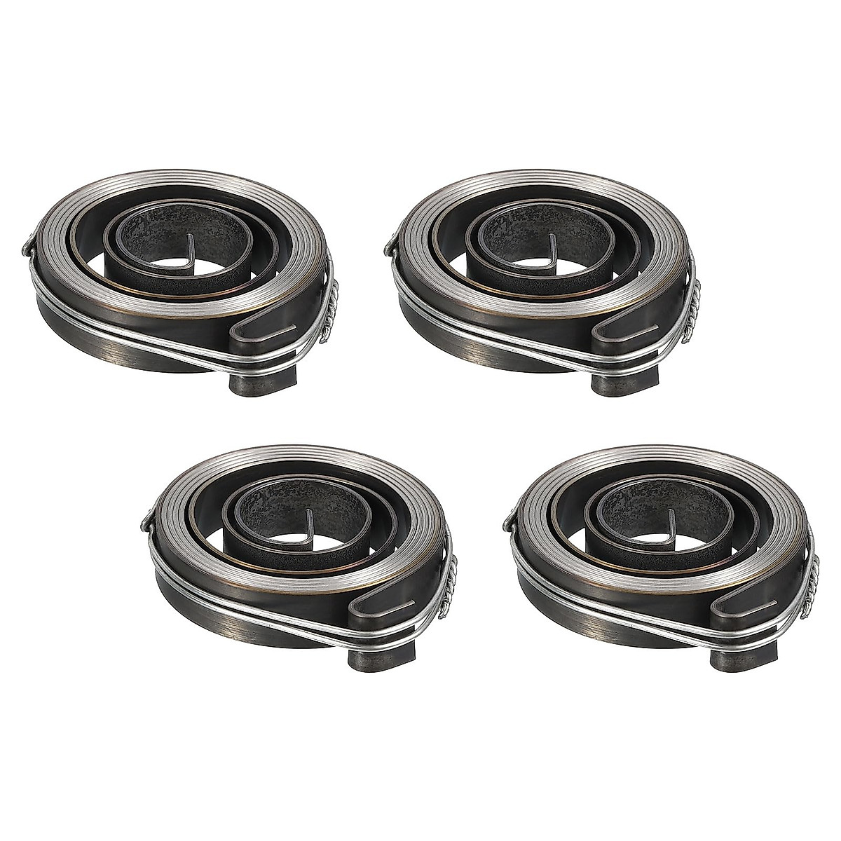 uxcell Drill Press Spring Drill Press Quill Feed Return Coil Spring Assembly Spring Steel Chemical Blackening Finish 680mm Expand Long 35 x 8 x 0.8mm 2 Pcs