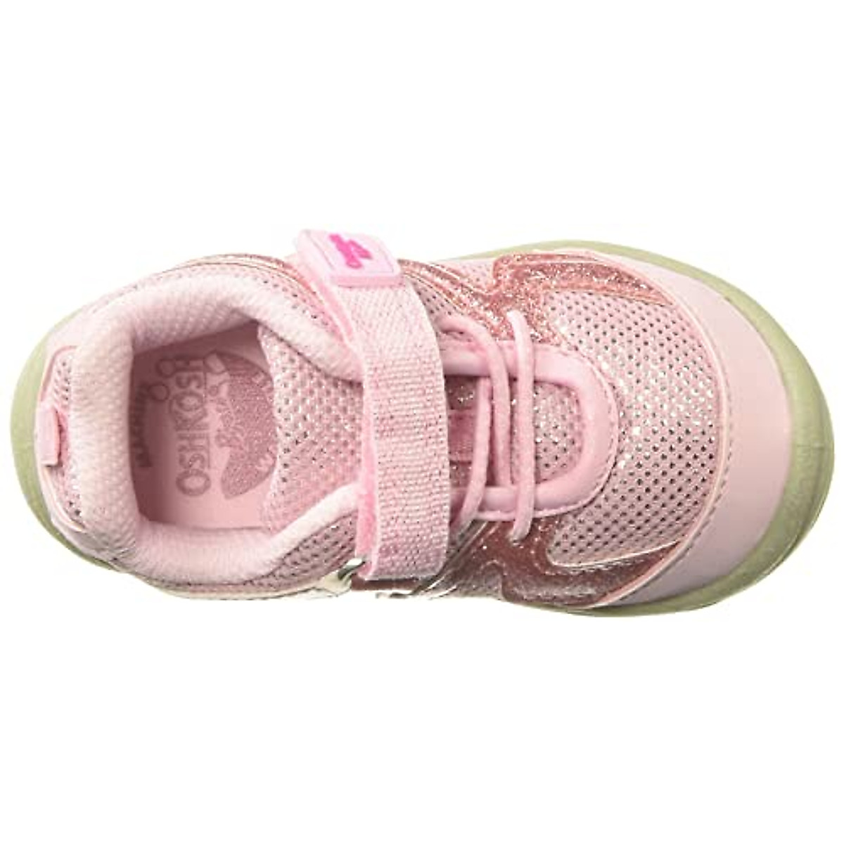 OshKosh B'Gosh Girls Dyana Bump Toe Sneaker, Light Pink, 4 Toddler