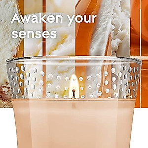 Glade Candle Jar, Air Freshener, Vanilla Caramel Twist, 3.4 oz, 2 Count