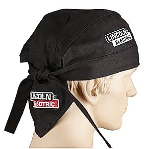Lincoln Electric KH822 Black One Size Flame-Resistant Welding Doo Rag