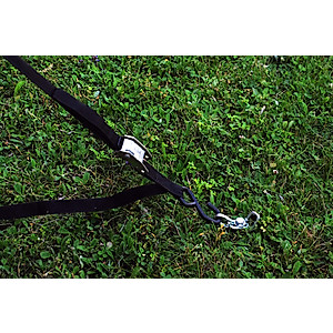 Lexar Industrial 12 pc Lag Screws 3/8 x 12 Tent Stakes Festival Kit with Chain Links and Washers