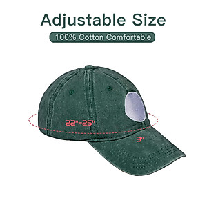 Avafierce Hats Anime Baseball Caps Coplay Hat for Adults Denim -Fade Vintage Wash Style Embroidery…