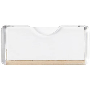 iDesign The Sarah Tanno Collection Self-Adhesive Label Kit for Cosmetic Organizer Bins, White, 10 Pack