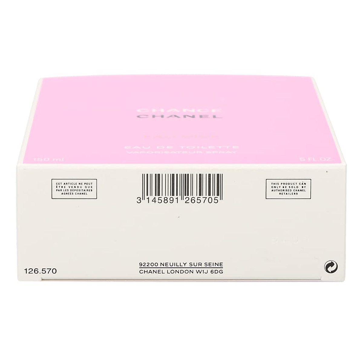 Chanel Chance Eau Vive Eau De Toilette Spray 5 Ounce