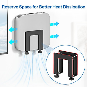 Adjustable Wall Mount for Cable Box Mount | Router Mount | Modem Mount, Cable Box Mount Behind TV for Streaming Media, DVD Players and More Small or Narrow Devices Shelf Mount