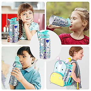 Gift for Girls, Decorate Create Your Own Water Bottle Kits for Girls, Girls DIY Arts and Crafts Kits Supplies Toys for Children Ages 4-6-8-12, Birthday Valentines Gifts for Kids Daughter Gift Ideas