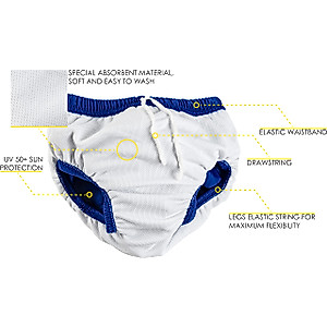 Cressi Babaloo Diaper, solid blue, 3T/4T