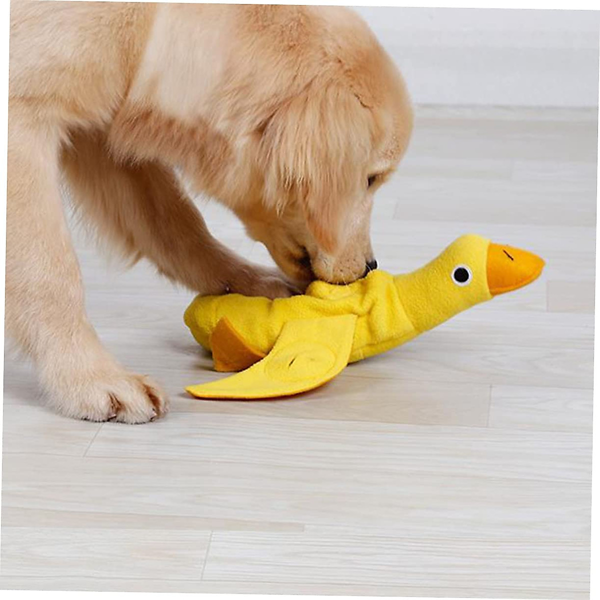 BCOATH Multifunctional Dog Chew Toy Squeaky Pet Molar Toy Interactive Plush Puppy Doll Stuffed Animal for Aggressive Chewers and Teething Puppies