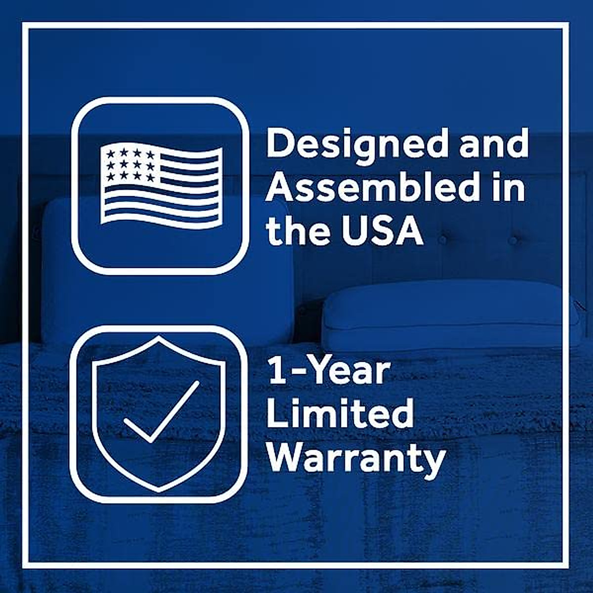 Sealy Essentials Memory Foam Bed Pillow for Pressure Relief, Adaptive Memory Foam Pillow with Washable Knit Cover, Standard, 24 x 16 in x 5 in,White