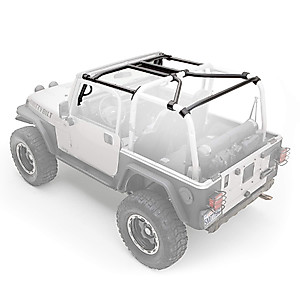 Smittybilt 76900 SRC Cage Kit for Jeep TJ - 7 Piece , Black