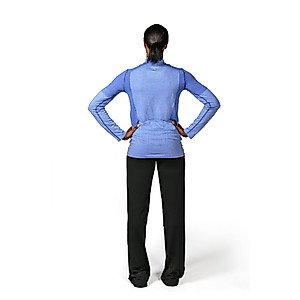 Mizuno Seamless Jacket, Heathered Royal Blue, Small