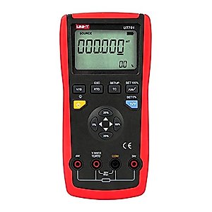 UNI-T Handheld Single Function Temperature Calibrator UT701 Thermocouple Calibrator Type J/K/T/E/R/S/B/N/Wre RTDs C mV Resistance