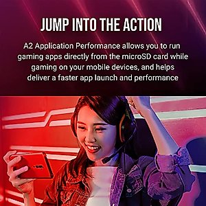 PNY XLR8 512GB Gaming Class 10 U3 V30 microSDXC Flash Memory Card - 100MB/s, Class 10, U3, V30, A2, 4K UHD, Full HD, UHS-I, micro SD