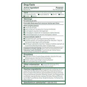 Biofreeze Pain Relief Gel, Arthritis Pain Reliver, Knee & Lower Back Pain Relief, Sore Muscle Relief, Neck Pain Relief, Pharmacist Recommended, FSA Eligible, 3 FL OZ Biofreeze Menthol Gel