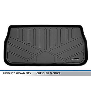MAXLINER All Weather Cargo Liner Floor Mat Behind 3rd Row Black for 2017-2021 Chrysler Pacifica