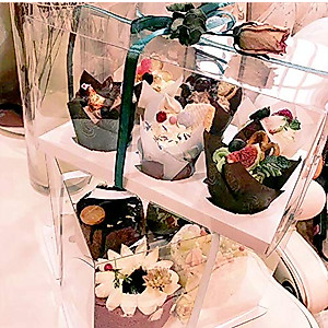 Sinrier 200 Count Tulip Baking Cups Cupcake Muffin Liner for Weddings, Birthdays, Baby Showers, Colourful and Natural（Ten color）