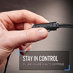 RIG 400HC Multiplatform Performance Gaming Headset with Removable Noise Canceling Microphone for Xbox Series X|S, Xbox One, Playstation, PS4, PS5, Nintendo Switch, and PC - Black