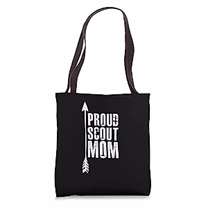 Proud Scout Mom - Parent Mother of Boy Girl Club Tote Bag