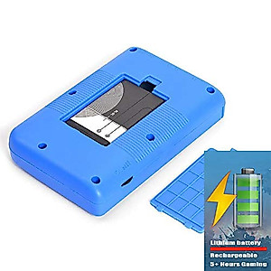 Handheld Games Console for Kids Adults Retro FC Video Games Consoles 3 inch Screen 400 Classic Games Player with AV Cable Can Play on TV (Blue)