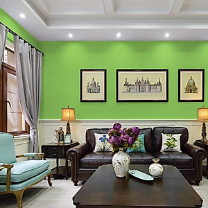 Ismoon 15.7"X118"Thicken Red Contact Paper Matte Red Wallpaper Opaque Red Removable Waterproof Peel and Stick Vinyl Film Self-Adhesive Paper Shelf Liner for Decorating Wall Table Wall and Door Reform