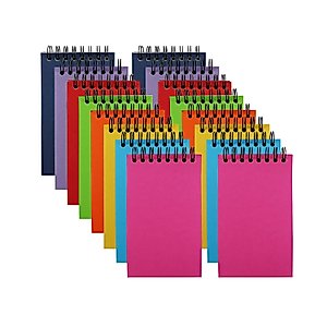 Aacehlh Small Spiral Notebook Set of 16,Mini 3x5 Pocket Notebook With Lined Pages, 60 Sheets Per Notepad, Memo Pads for Work, Home, Office, School, Gifts