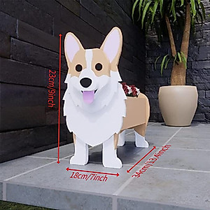 AKWFUNZ Plant Pot Garden Decoration Wooden Cute Animal Shape Design Storage Multifunction Decorations