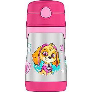 Thermos Kids Vacuum Insulated10 Oz Straw Bottle, Paw Patrol Girl