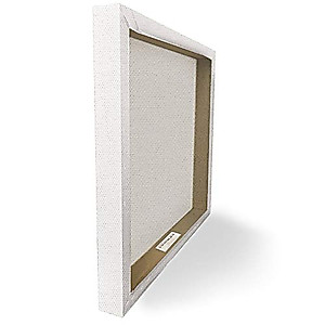 Stupell Industries Let It Snow Christmas Holiday Black and White Word Design Canvas, 36 x 48, Multi-Color