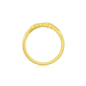 CHOW SANG SANG 999 24K Solid Gold Acanthus Ring for Women 93243R (Our Size 13 / US 6)