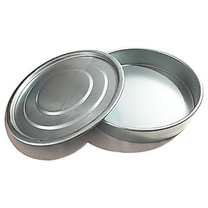 KimLab Economy 8 Pcs Test Sieve with Lid and Pan,#5,#10,#35,#60,#120,#230 Mesh Size,304 Stainless Steel Wire Cloth, 8" Diameter