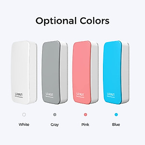 LOUKIN Magnetic Dry Erase Eraser, Whiteboard Eraser, Glass Board Eraser(Gray), Free 3.4 oz Whiteboard Cleaner Included, for Classroom, Home and Office Use