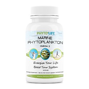 Mr Ros Marine Phytoplankton - 90 Caps | Energy, Recovery, Skin, Eyes, Immunity