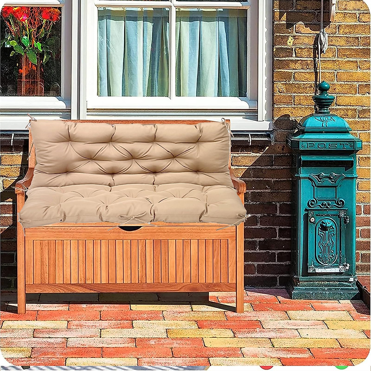 YXMKJOS Swing Cushions - Outdoor Porch & Patio Waterproof Washable 2-3 Seater Replacement Cushions