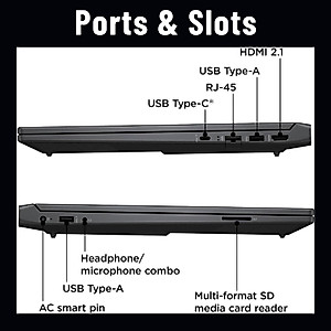 HP Laptop, 14” FHD Display, Intel Celeron N4500 Processor, 16GB RAM, 256GB PCIe SSD, HDMI, Bluetooth, Webcam, SD Media Card Reader, Windows 11 Home, Black