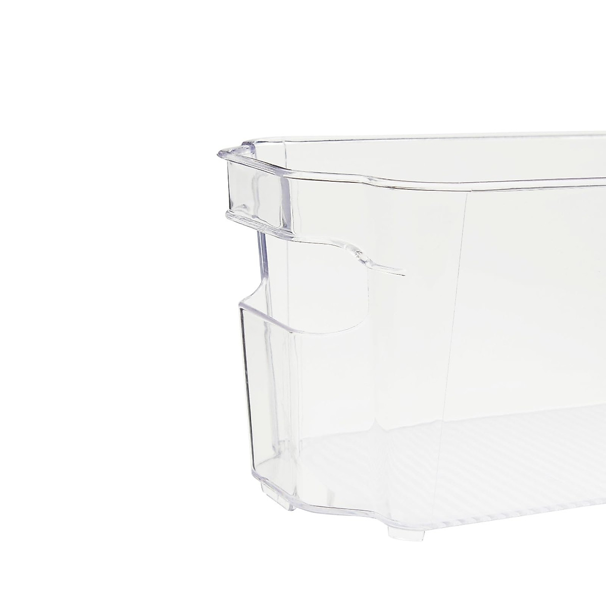 Okuna Outpost Clear Plastic Freezer Organizers, Breastmilk Storage Containers (14.5 x 4 x 3.75 In, 2 Pack)