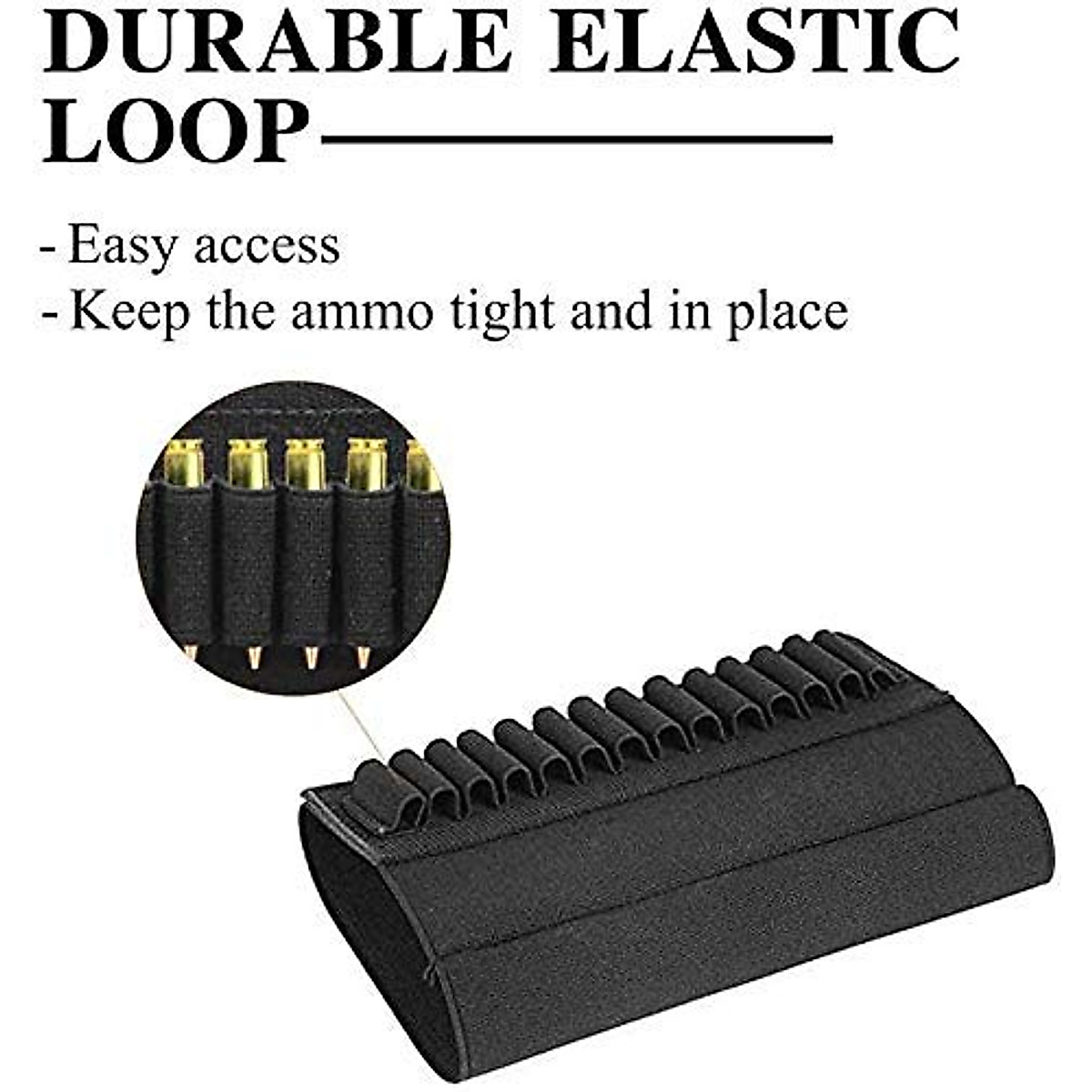 ACEXIER Ammo Holder Cartridge Shot Gun Shell Magazine for 5.56mm .22/.223.204 Gun Shell Holders Hunting Butt Holder 14 Round