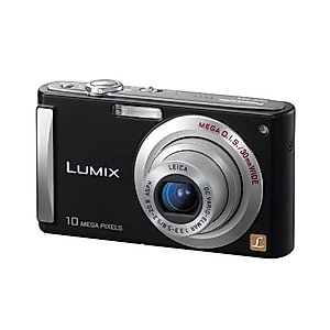 Panasonic Lumix DMC-FS5P-K 10.1MP Digital Camera with 4x Wide Angle MEGA Optical Image Stabilized Zoom (Black)