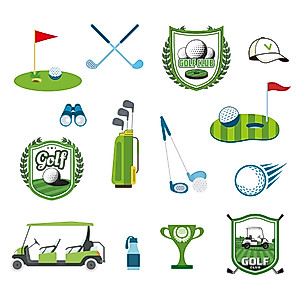 24 Sheets Golf Temporary Tattoos, Birthday Decorations Golf Party Favors